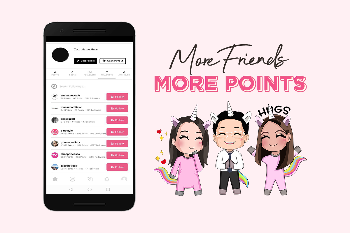 More friends = MORE POINTS! – People's Inc.