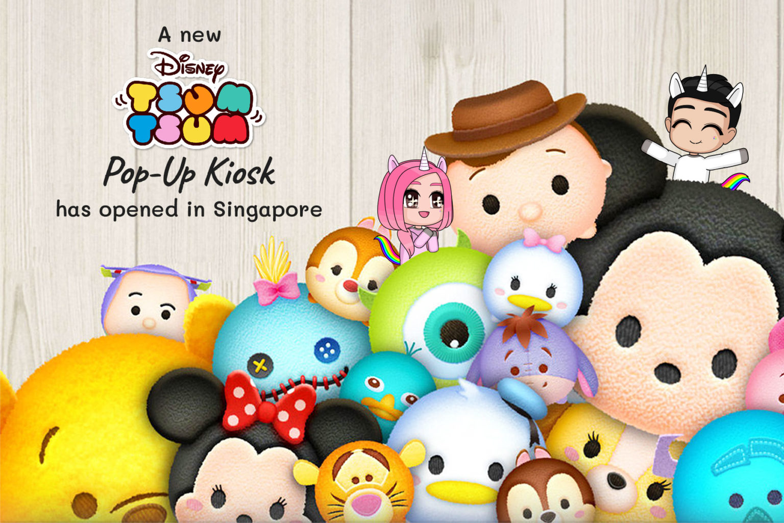 A new Disney Tsum Tsum pop-up kiosk has opened in Singapore – People's Inc.